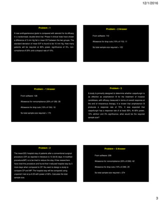 Sample size calculation | PDF