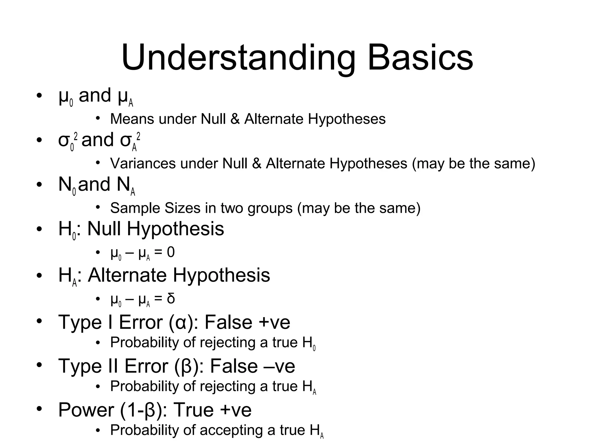 Sample size calculation final | PPT
