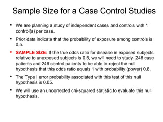Sample size calculation final | PPT