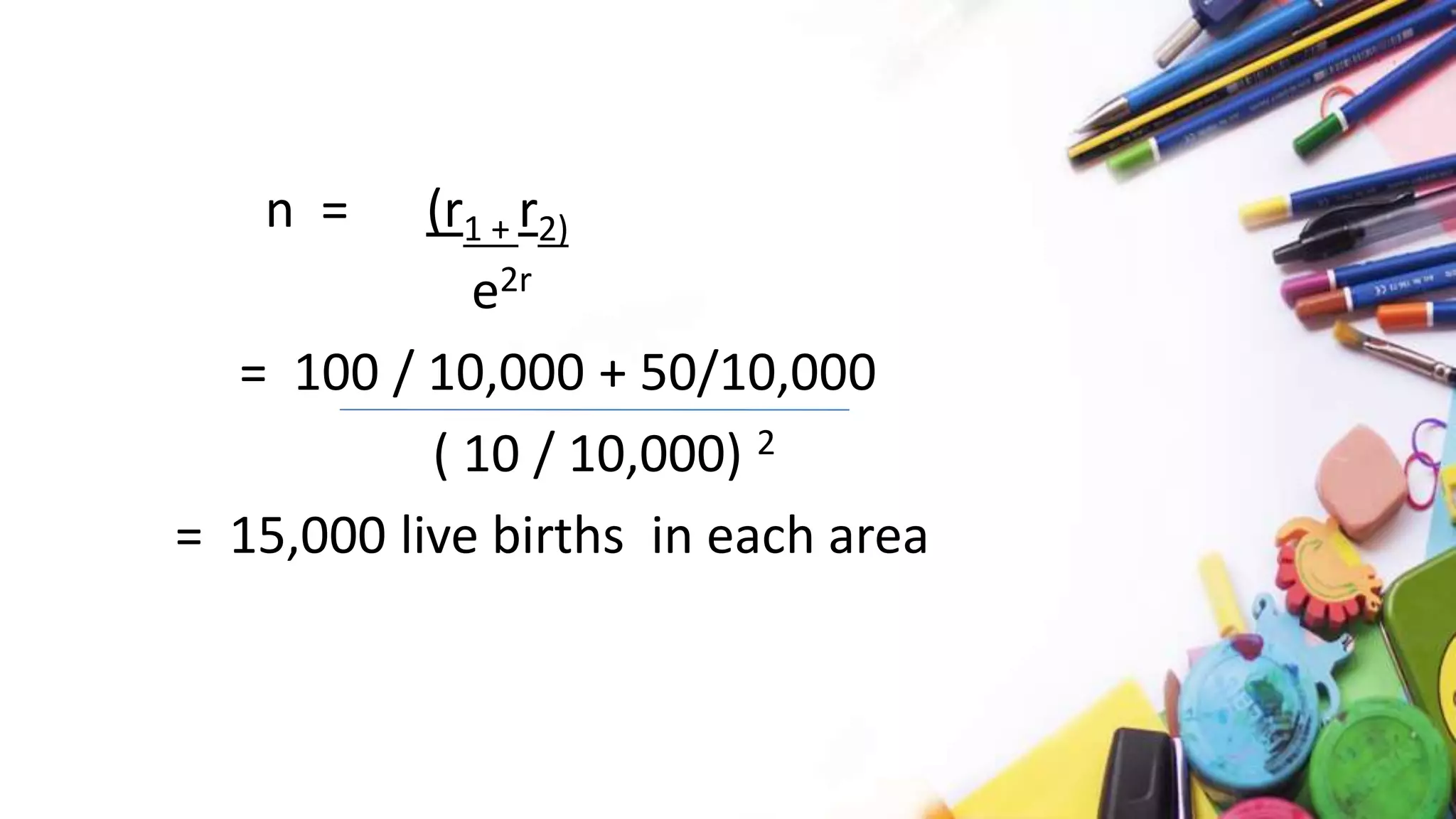 Sample size calculation for cohort studies | PPTX