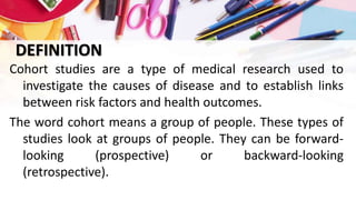 Sample size calculation for cohort studies | PPTX