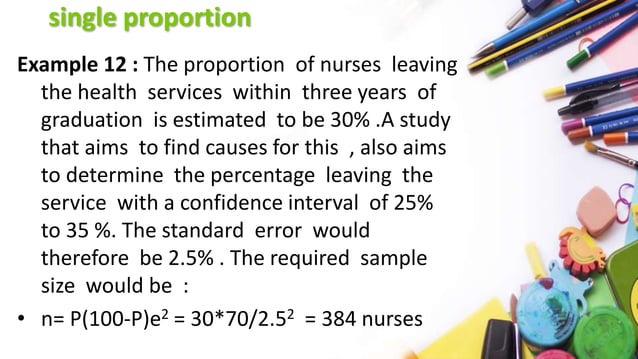 Sample size calculation for cohort studies | PPTX