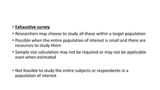 SAMPLE SIZE CALCULATION IN DIFFERENT STUDY DESIGNS AT.pptx