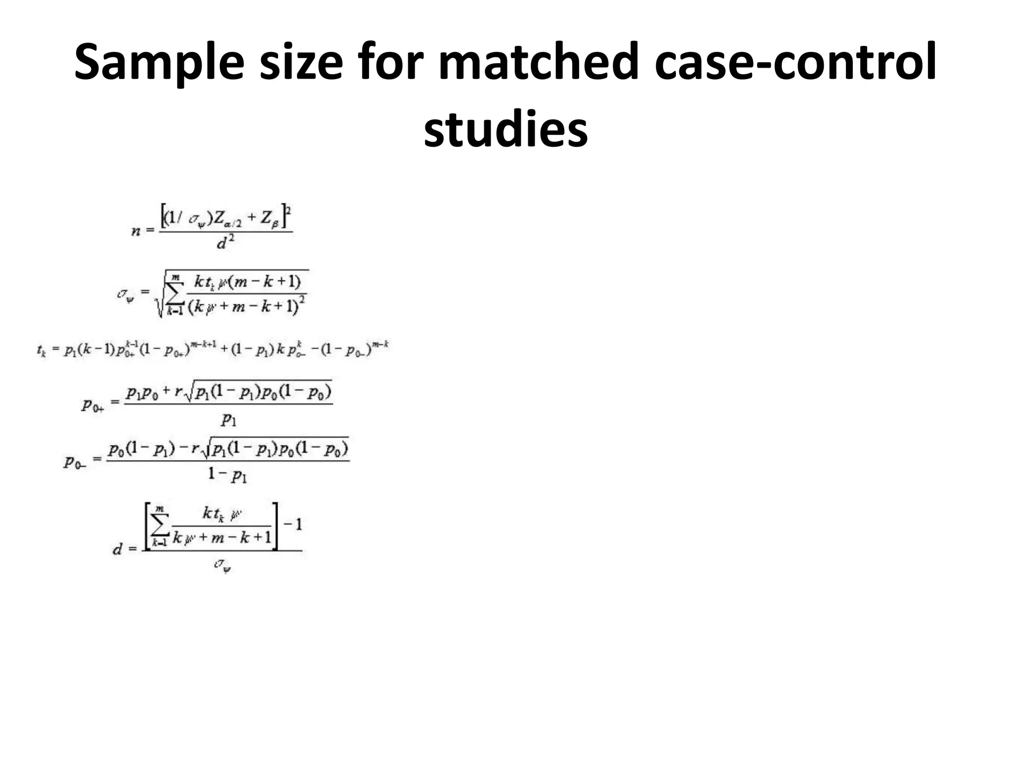 samplesizecalculations-1801190731542.ppt | Physics | Science