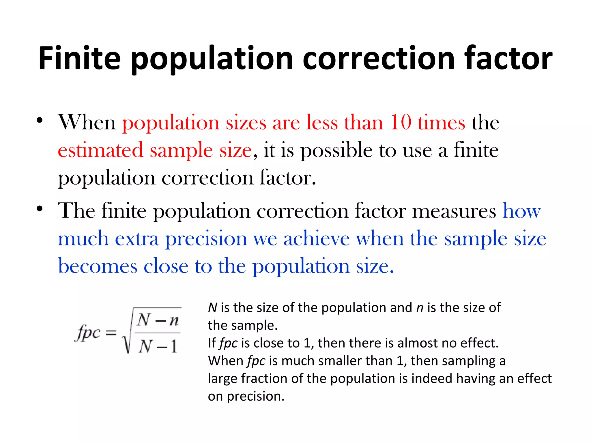 Sample size calculations | PPT