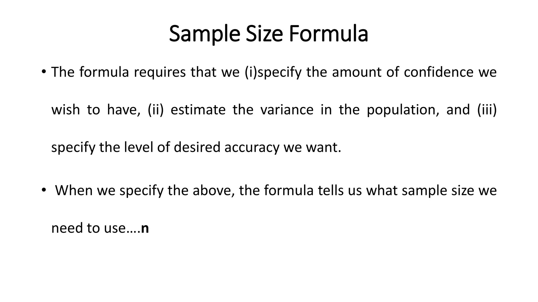 Sample size determination | PDF