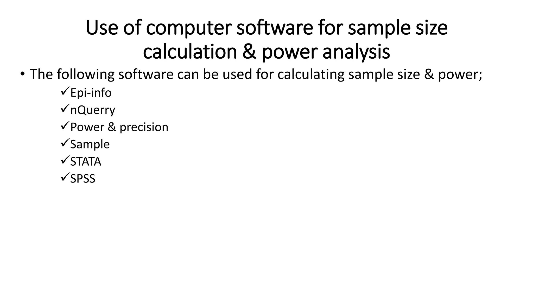 Sample size determination | PDF