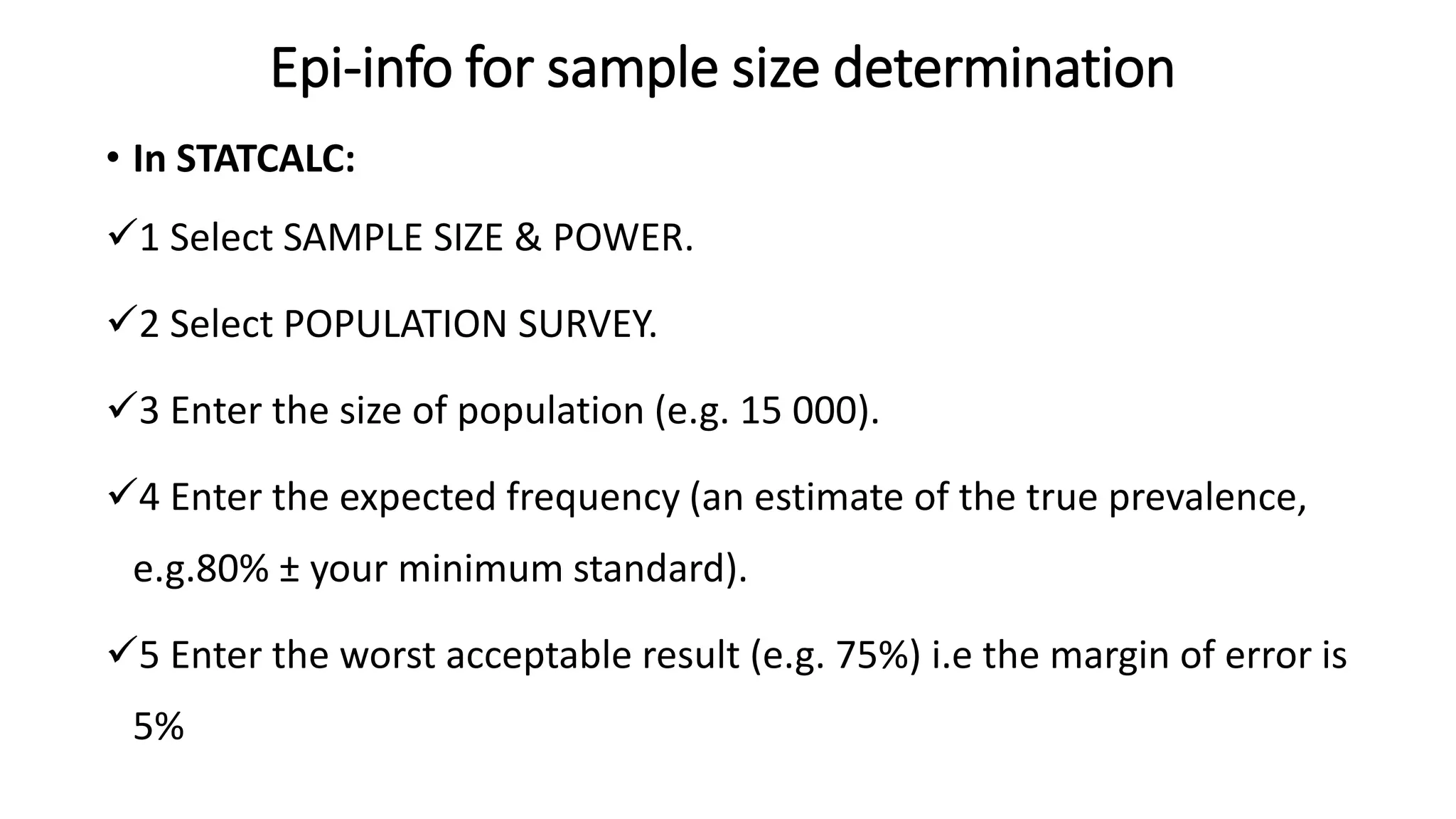 Sample size determination | PDF