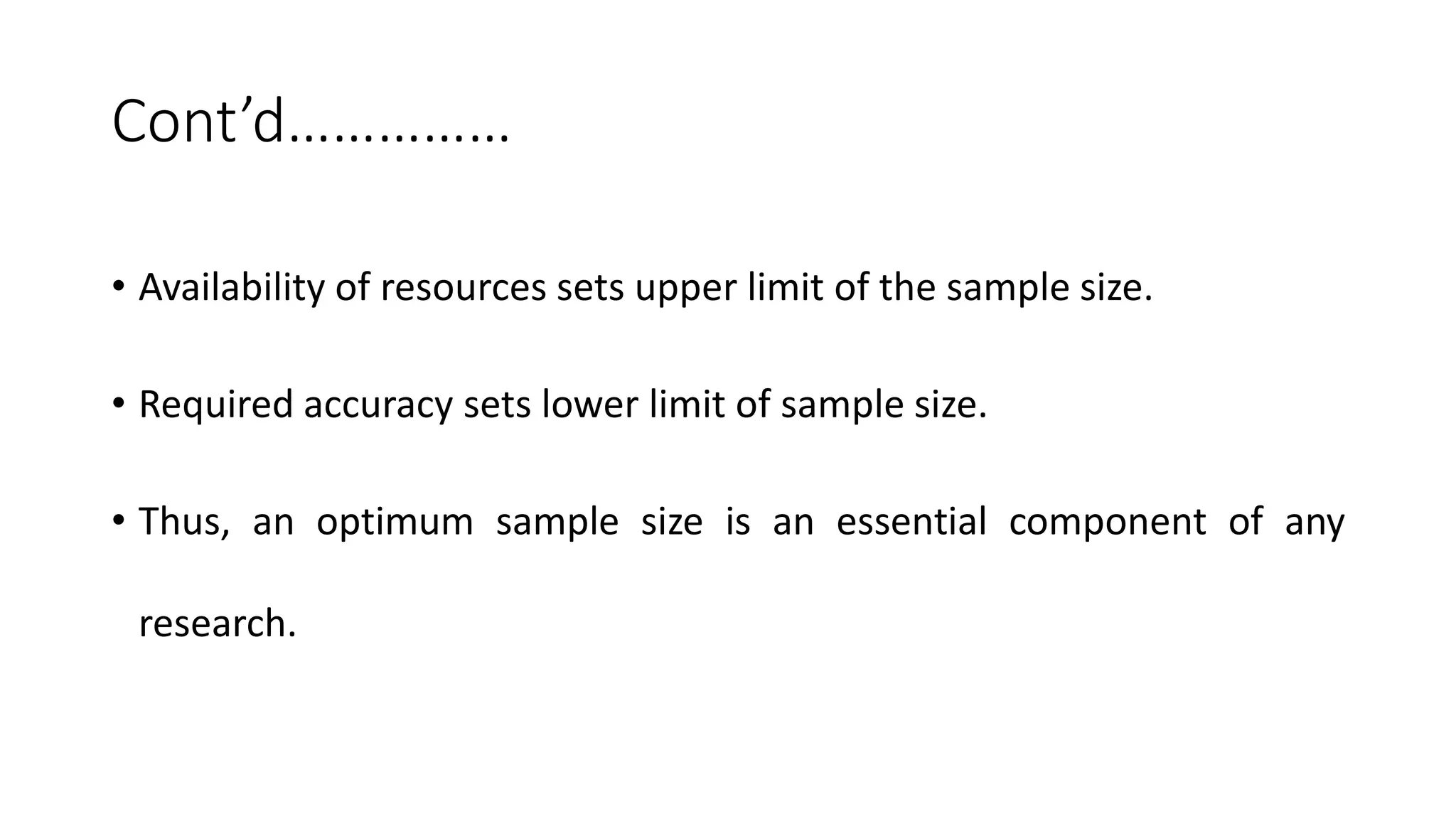 Sample size determination | PDF