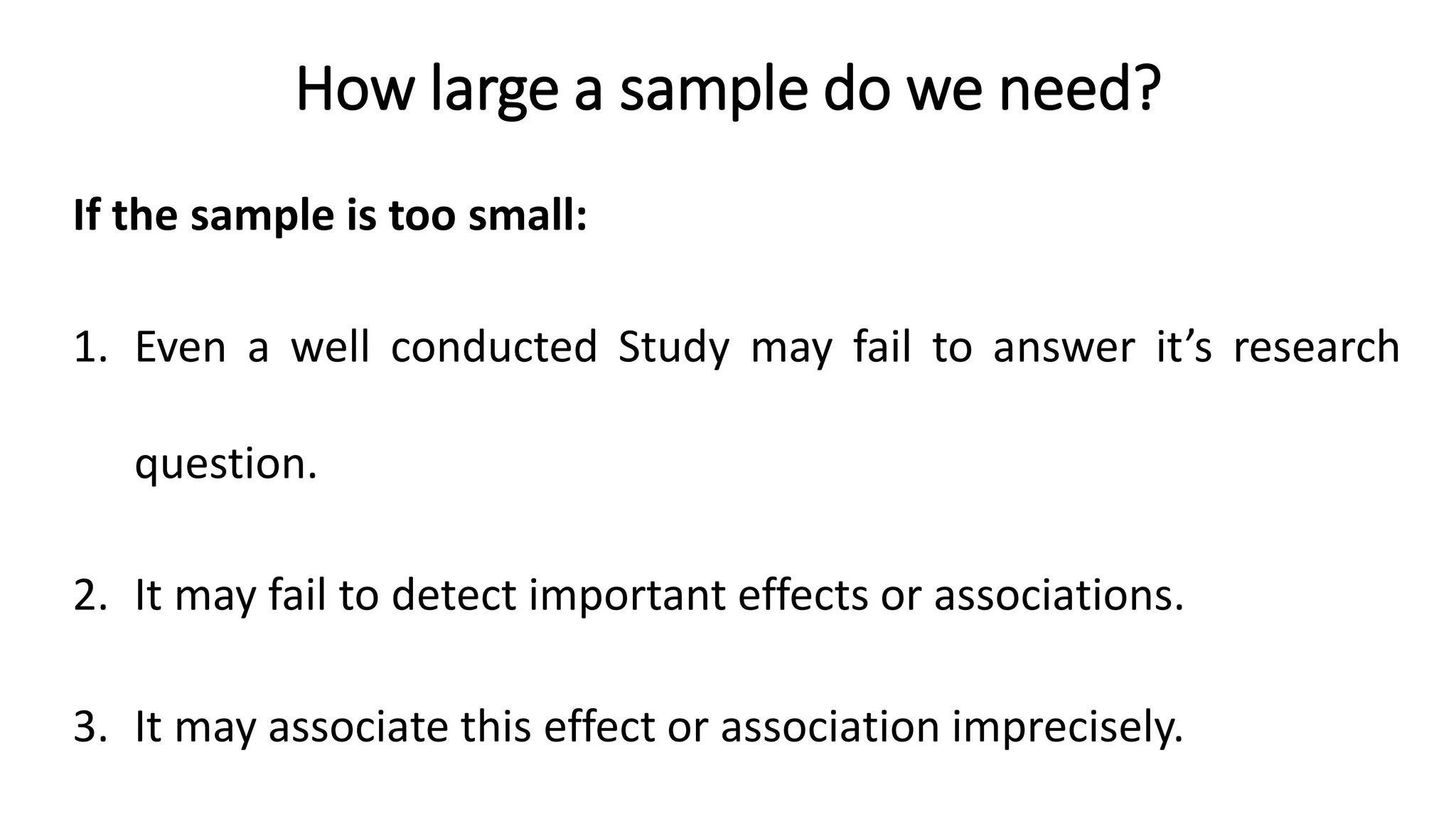 Sample size determination | PDF
