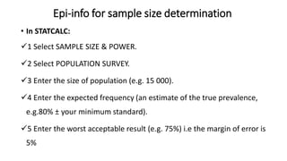 Sample size determination | PDF