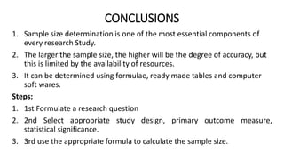 Sample size determination | PDF