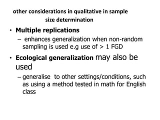 SAMPLE SIZE DETERMINATION.ppt