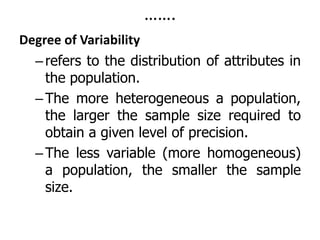 SAMPLE SIZE DETERMINATION.ppt