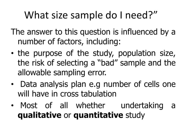 SAMPLE SIZE DETERMINATION.ppt