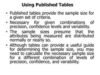 SAMPLE SIZE DETERMINATION.ppt