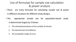 sample size determination presentation ppt | PPTX