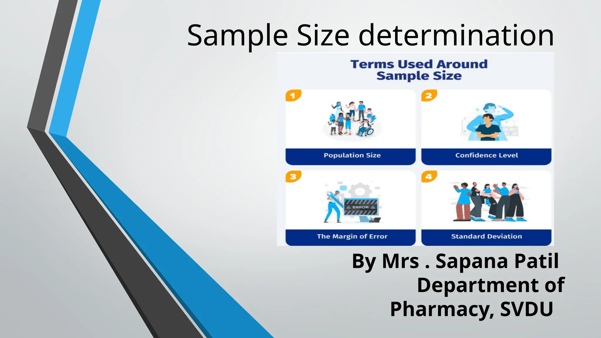 sample size determination and power of study | PPTX