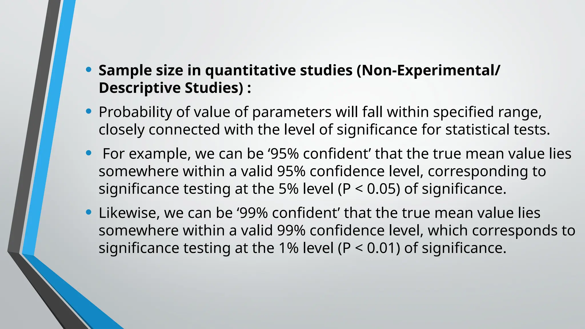 sample size determination and power of study | PPTX | Physics | Science