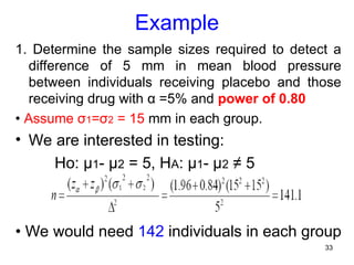 biostatics Sample Size Determination.ppt