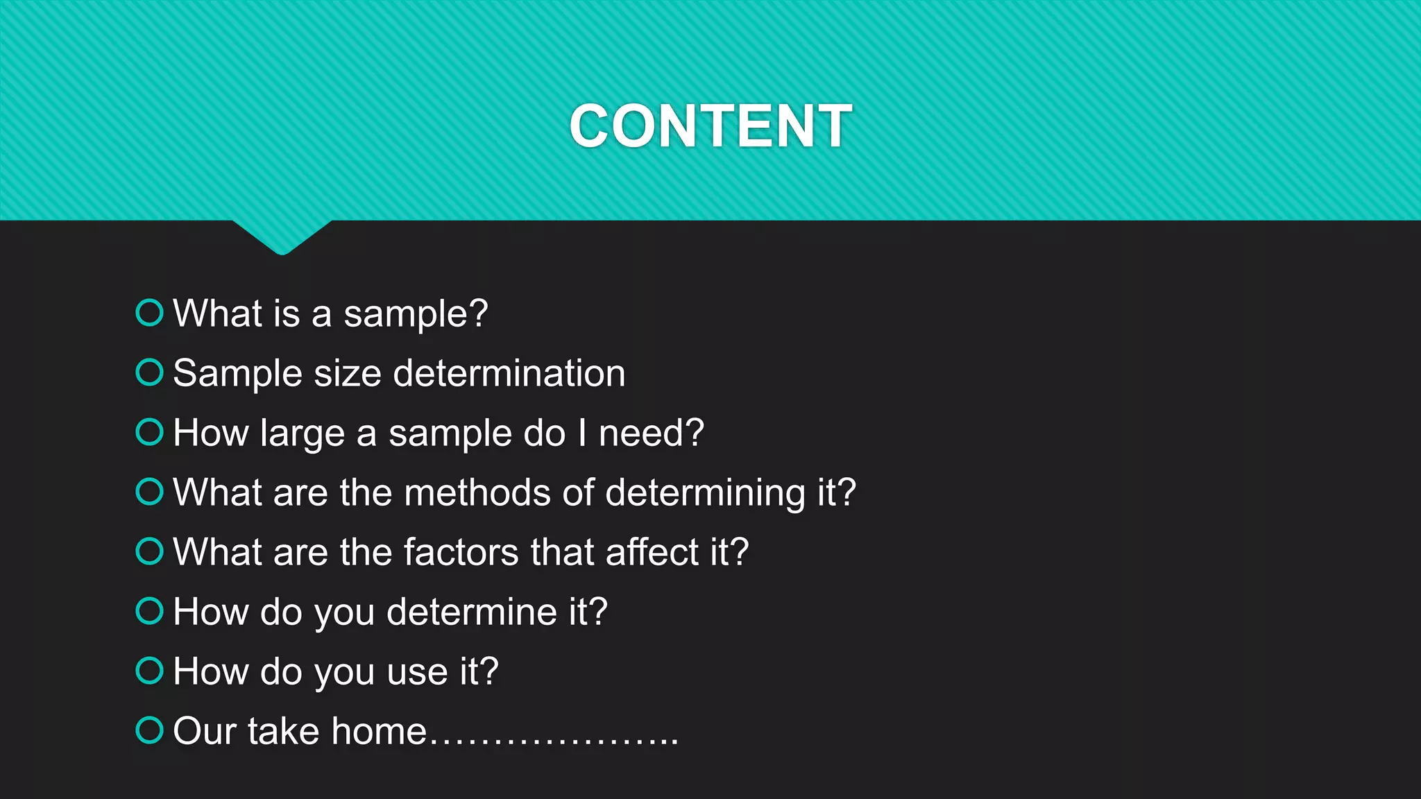 Sample size estimation | PPTX