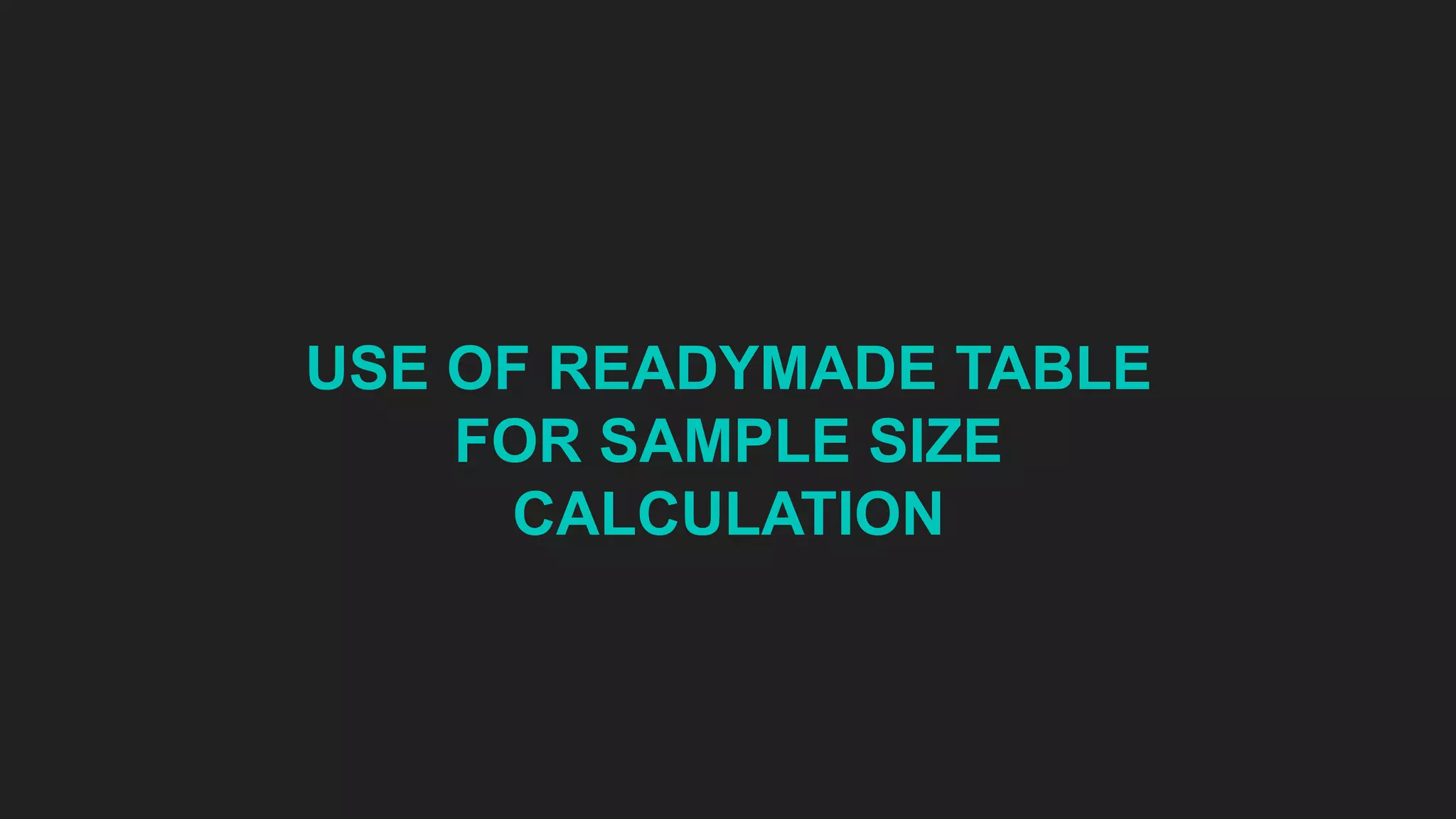 Sample Size Estimation Pptx