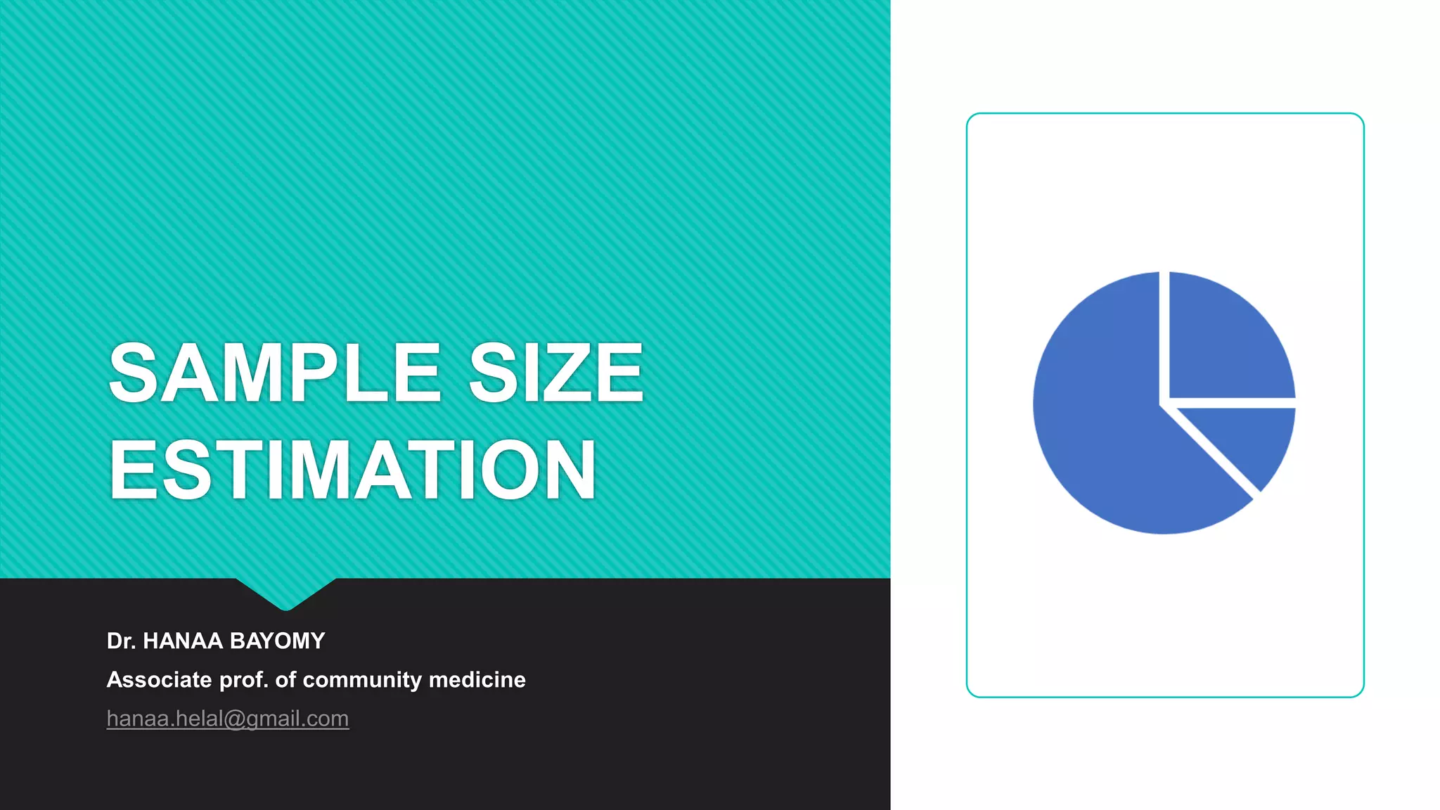 Sample size estimation | PPT