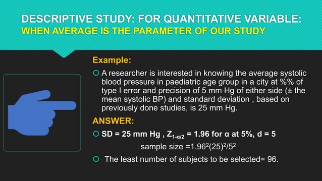 Sample size estimation | PPTX