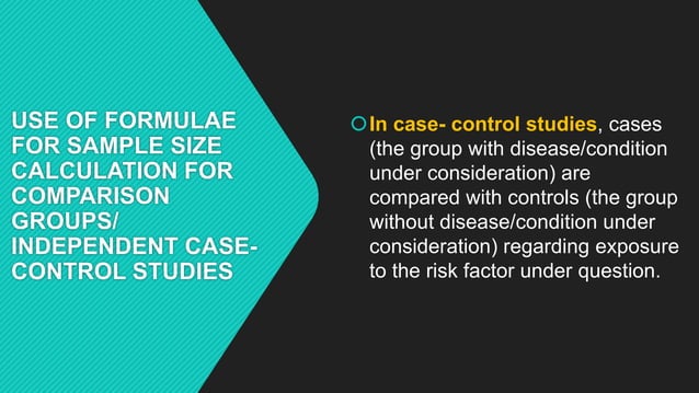 Sample size estimation | PPTX