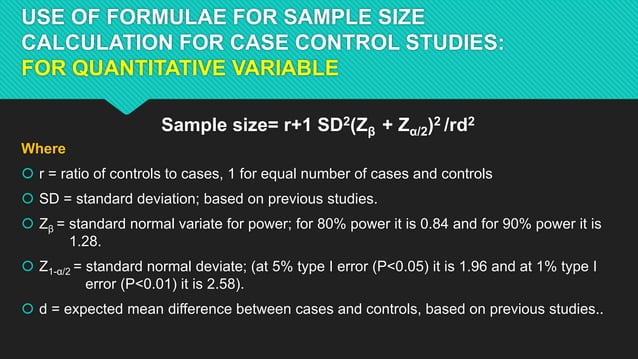 Sample size estimation | PPTX