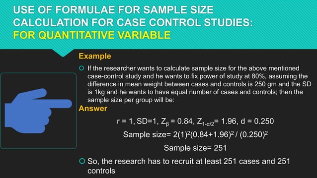 Sample size estimation | PPTX
