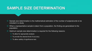 Sample size estimation | PPTX