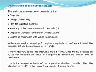 Sample size estimation | PPT