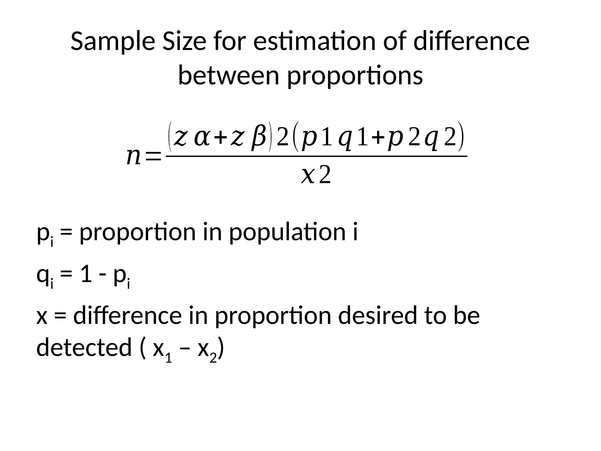 Sample Size Estimation for community medicine.pptx