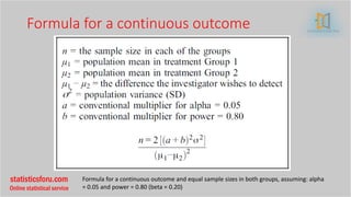 Sample size calculation in medical research | PDF