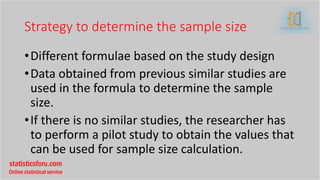 Sample size calculation in medical research | PDF