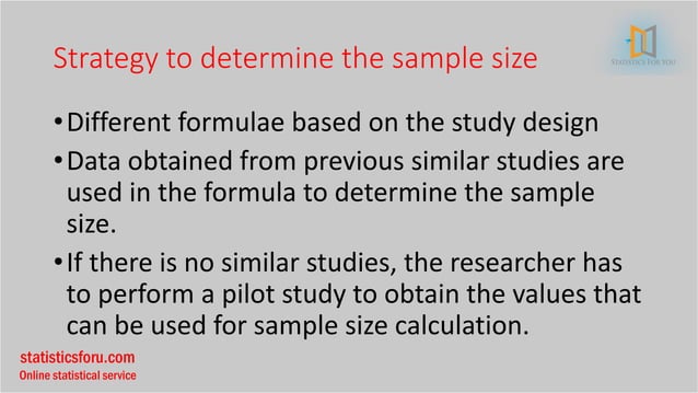 Sample size calculation in medical research | PDF