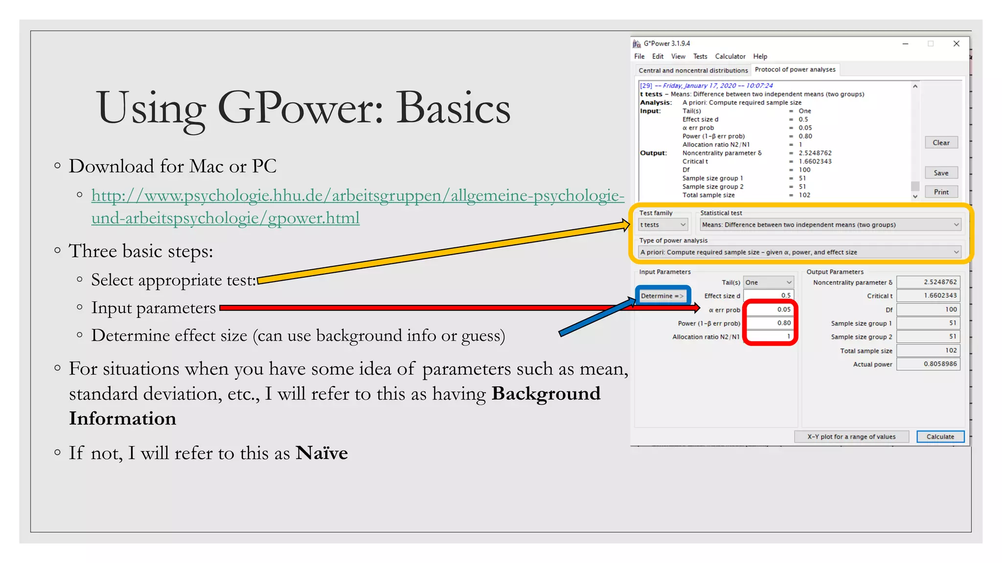 Sample Size And Gpower Module | PDF
