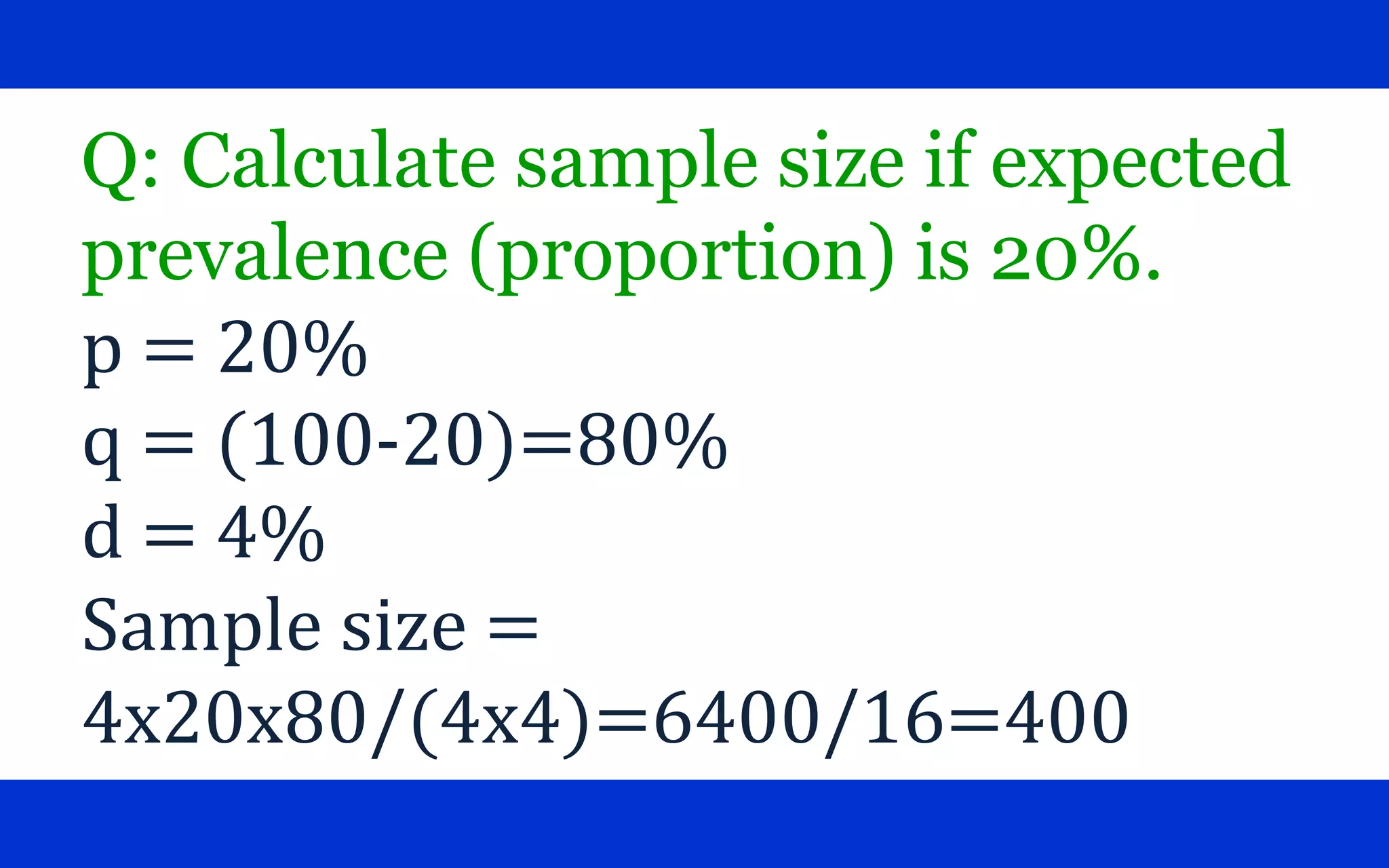 Sample size in clinical research 2021 april | PPTX