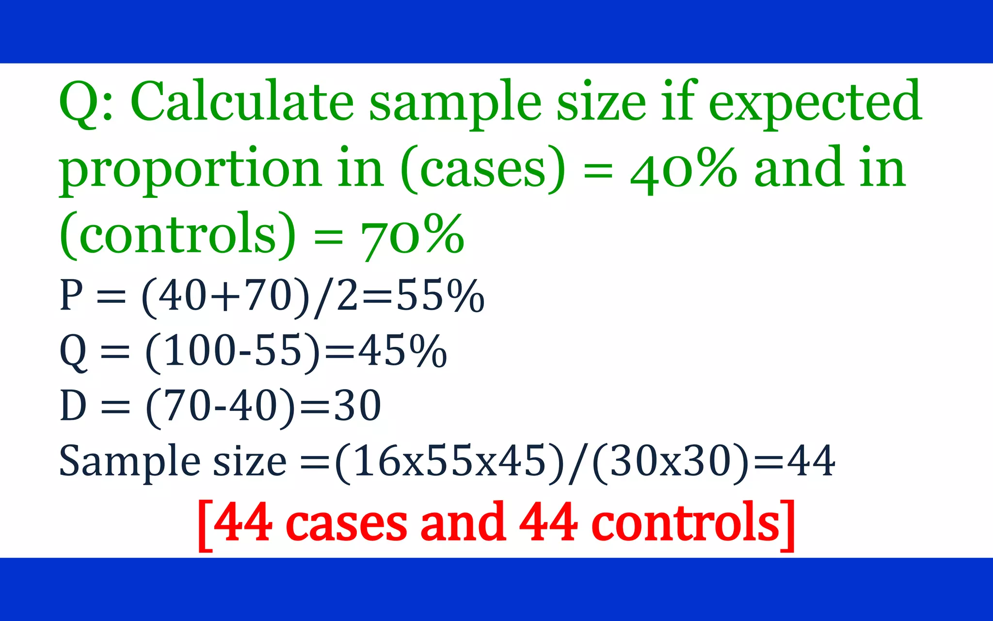 Sample size in clinical research 2021 april | PPTX
