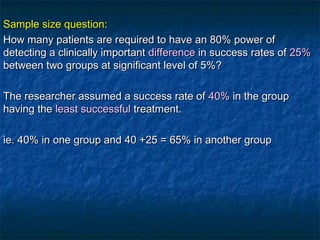 Sample size in general | PPT