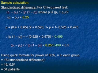 Sample size in general | PPT