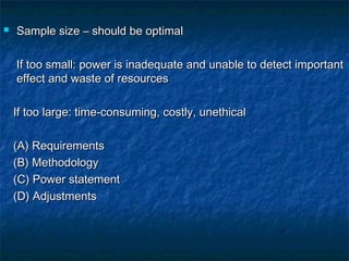 Sample size in general | PPT