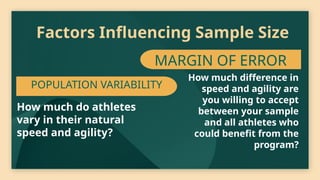 Presentation on the Formula to get the Sample Size | PPT