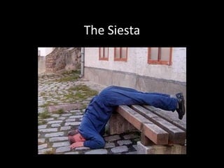 Adopting Cultural Practice from other Countries: The Siesta | PPTX