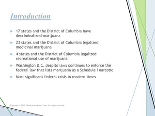 Federalism and U.S. Marijuana Laws | PPTX