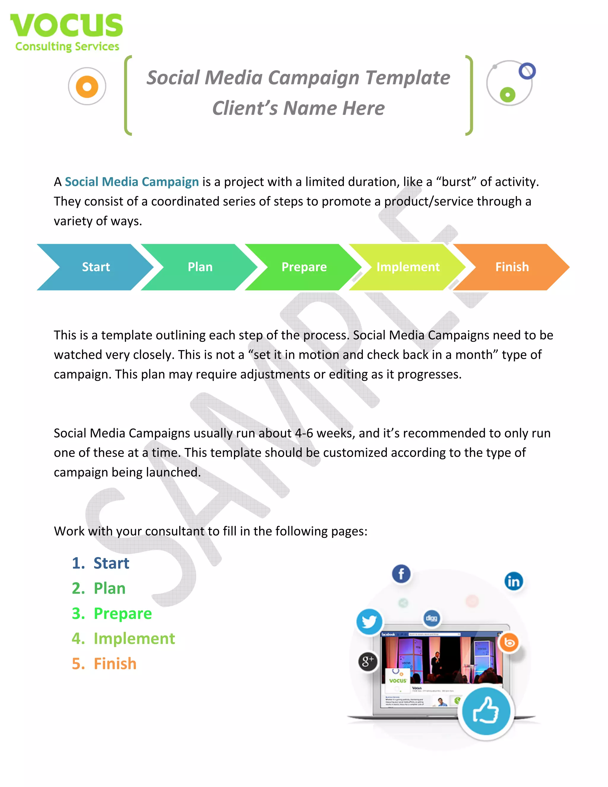 Sample Social Media Campaign Templates | PDF
