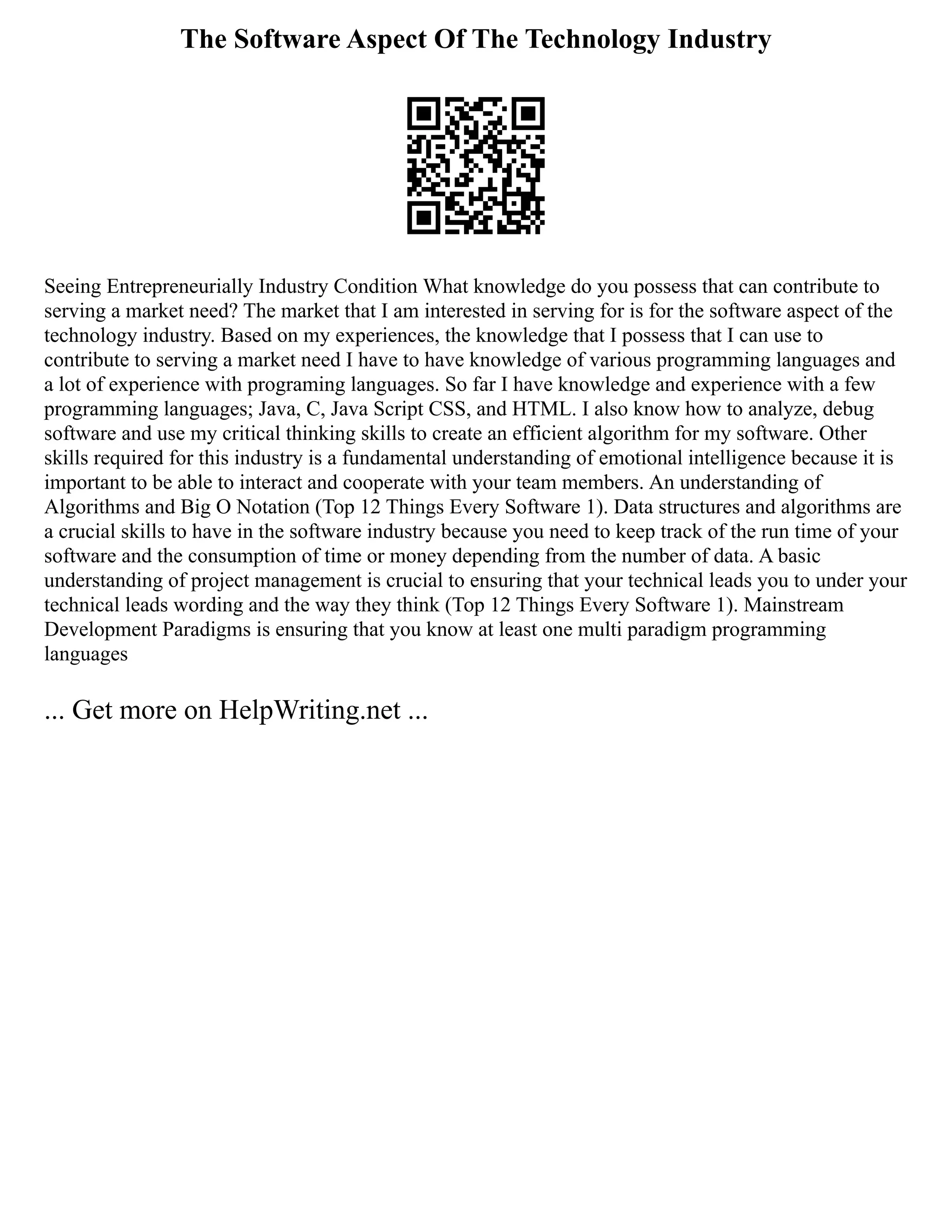 Samples Of Creative Writing. Examples Of Creati | PDF