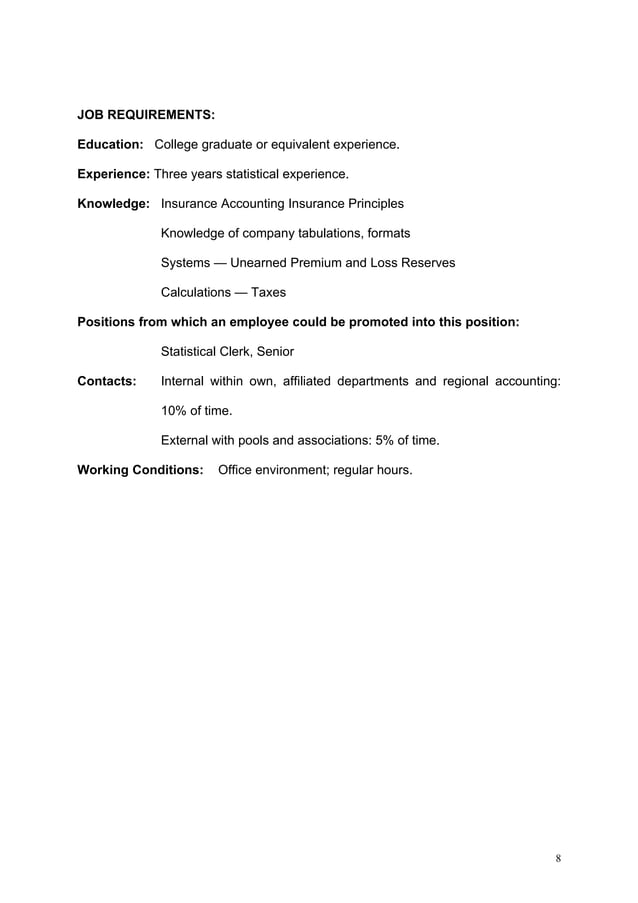 Samples of job descriptions b | PDF | Free Download