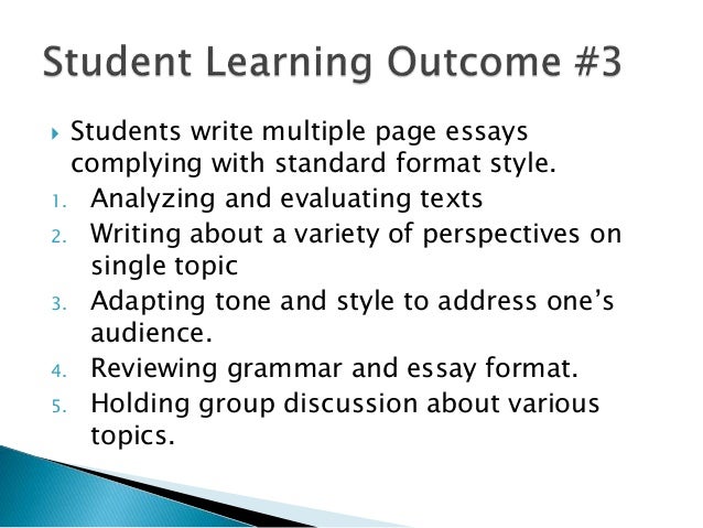 Samples of supporting student activities